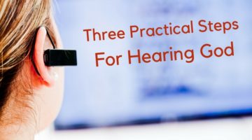 3 Steps for Hearing God | R.J. Scherba Christian Coaching